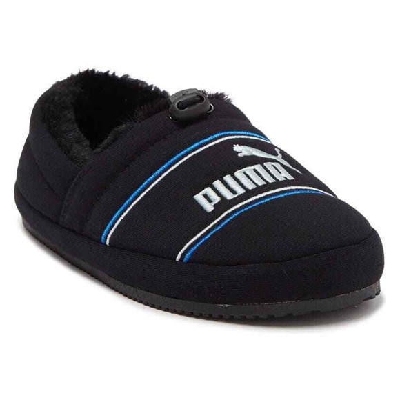 Puma | Shoes | Puma Tuff Moc Mens Size Black Blue Jersey Faux Fur ...